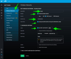 How to Easily Configure Guest Wifi with Ubiquiti Edgerouter and Unifi Access Points